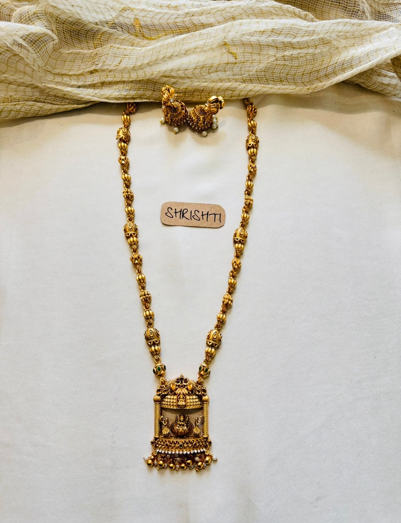 temple mala haram – Shrishti Jewels