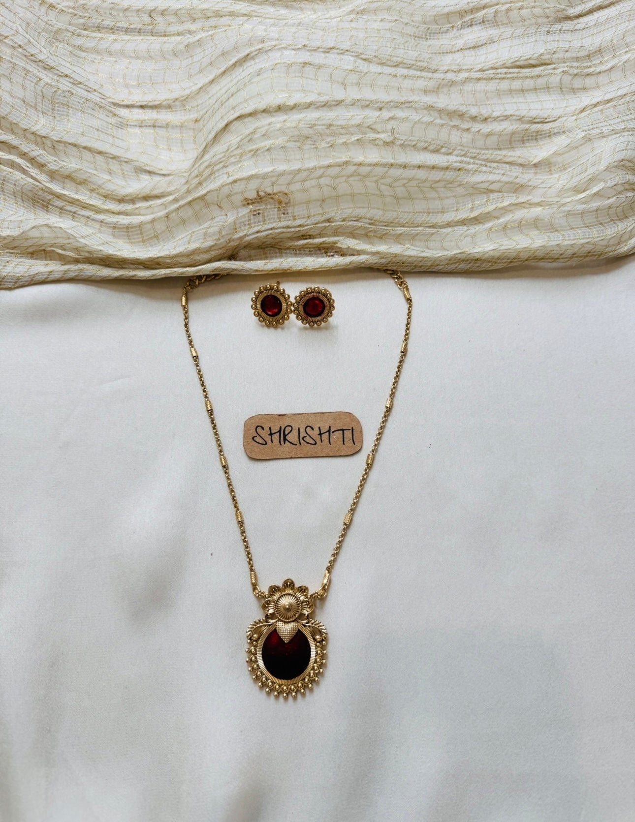 palakka chain ruby B – Shrishti Jewels